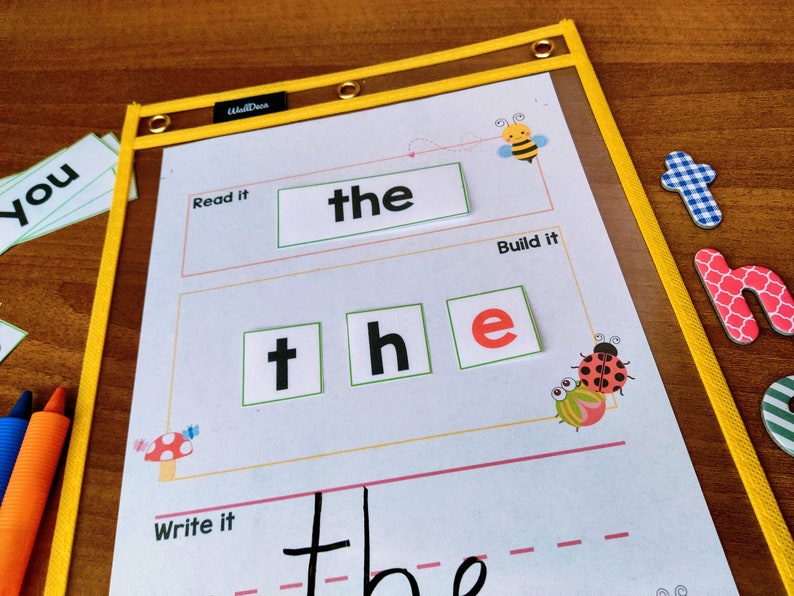 Dolch Sight Words Printable Poster Worksheet and Flashcards for ...