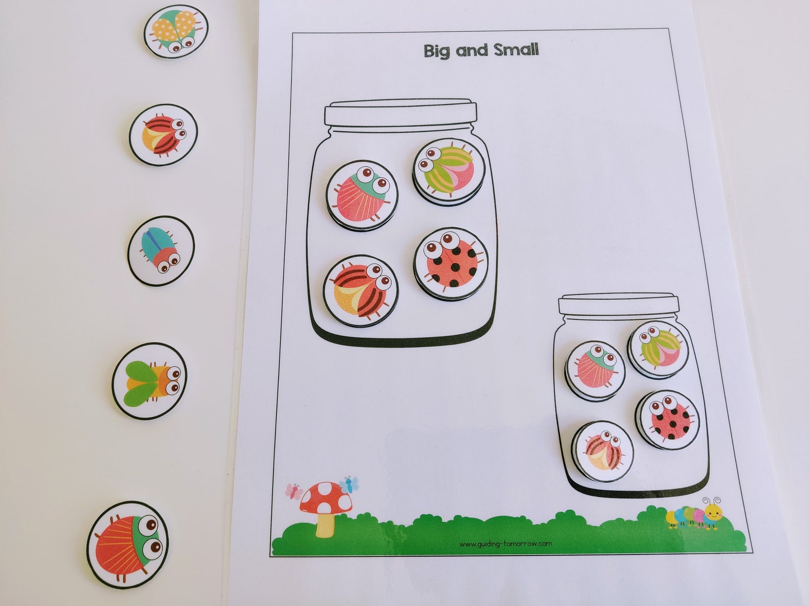 Sorting Practice for Toddler, Printable Toddler Preschool Worksheet ...
