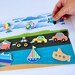Transportation Modes, Toddler Busy Book Page, Toddler Learning Binder ...