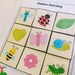 Shadow Matching Activity, Toddler Busy Book Printable Page, Bugs and ...