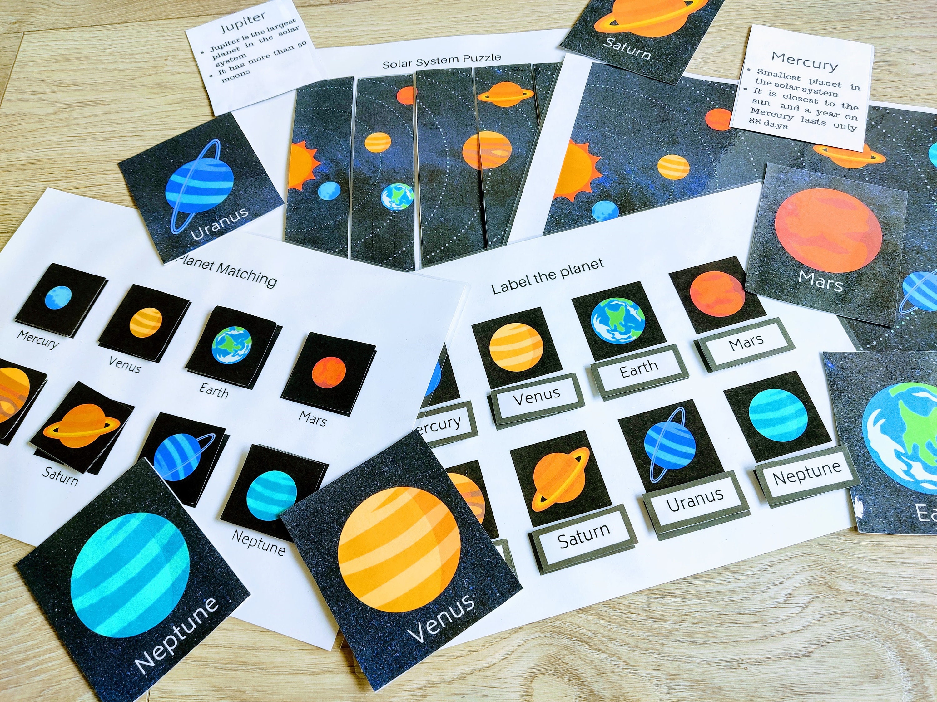 Solar System Busy Book, Planets Busy Binder, Preschool Science ...