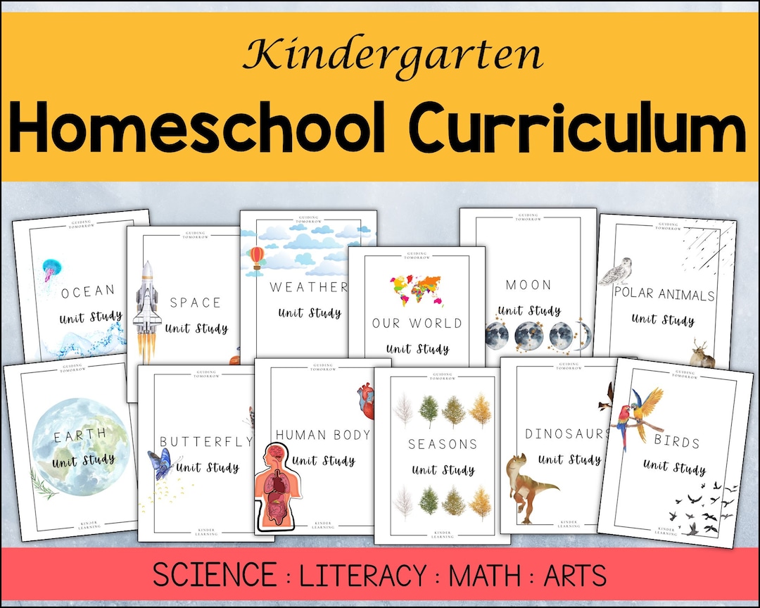 Kindergarten Homeschool Curriculum First Grade Homeschool Science Unit ...