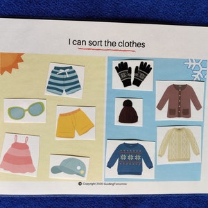 Toddler Sorting Activity, Toddler Busy Book Printable, Preschool ...