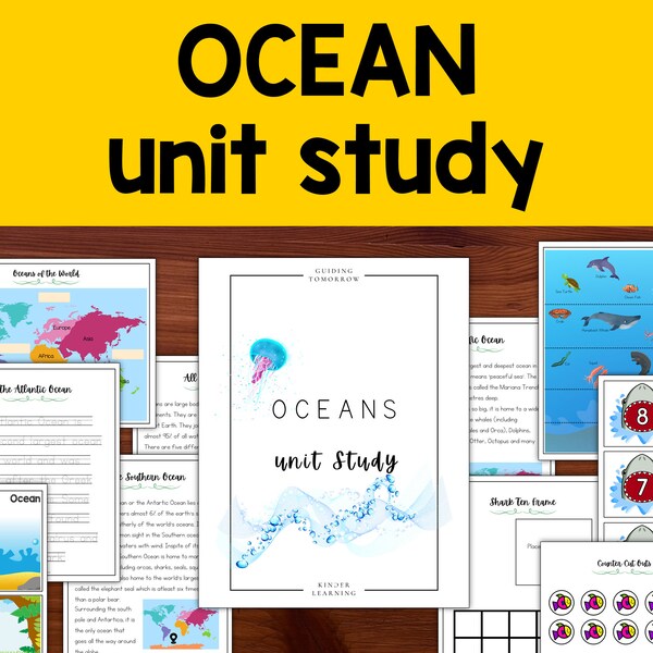 Ocean Preschool Unit - Etsy