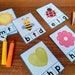 Printable Phonics Beginning Sound Flashcards and Clip Cards, Phonics ...