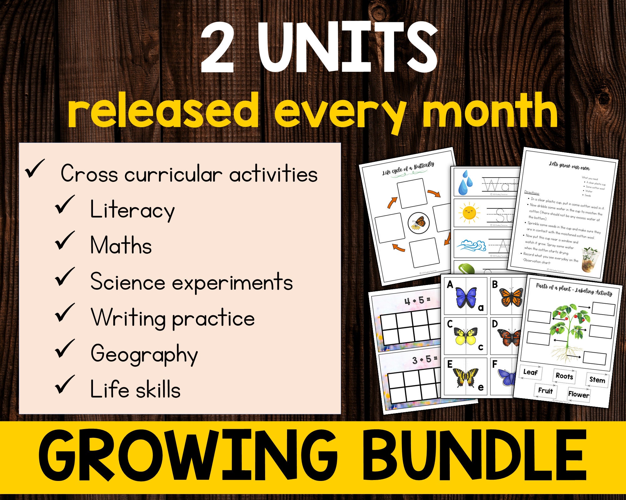Science and Nature Based Homeschool Unit Study Curriculum for - Etsy