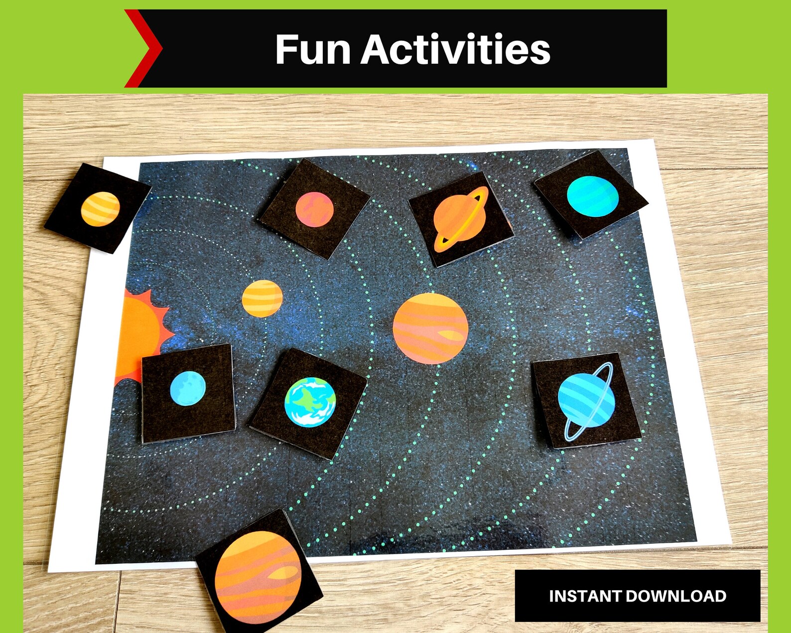 Solar System Busy Book, Planets Busy Binder, Preschool Science ...