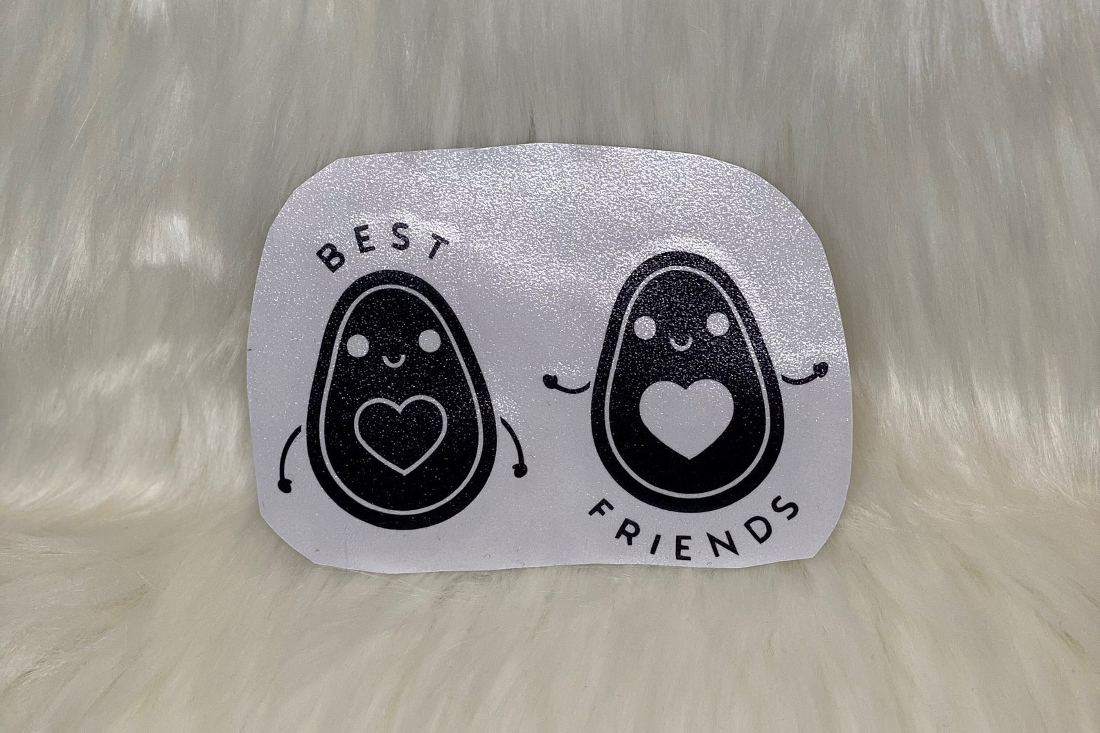 Matching Best Friend Stickers Best Friend Stickers Avocado | Etsy