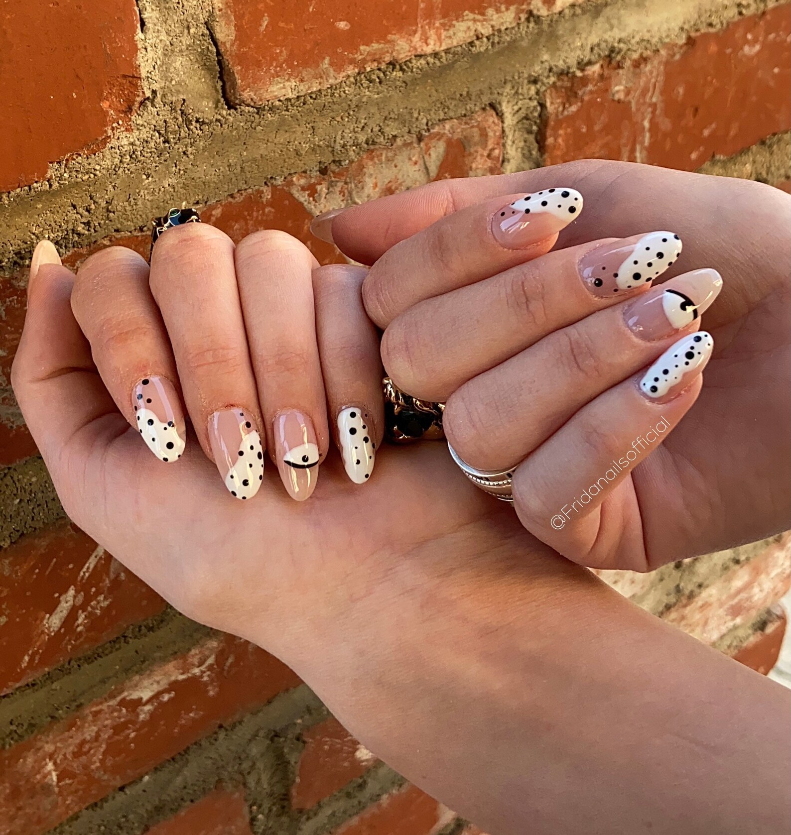 White Wavy Design. Abstract Nail Design . Press on Nails. - Etsy