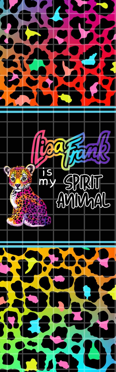 SEAMLESS Lisa Frank is My Spirit Animal Pen Wrap for - Etsy
