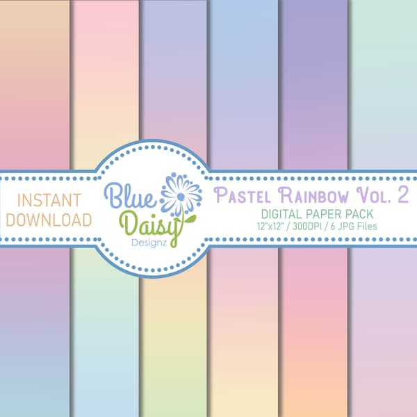 Pastel Papers - Etsy