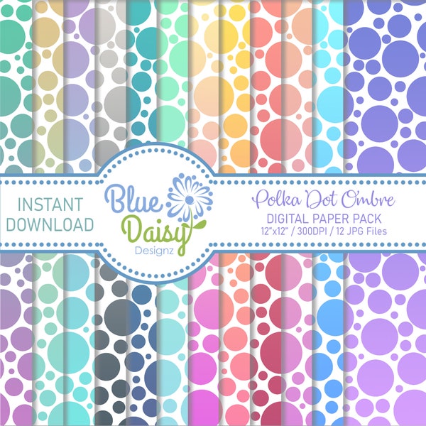 Scrapbook Polka Dots - Etsy