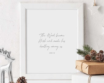 Christmas Scripture Word Art - Etsy
