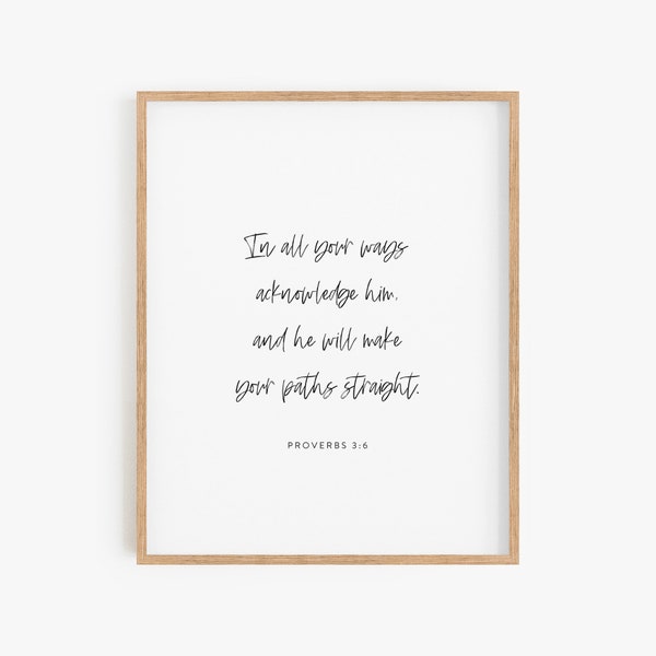 Acknowledge Him - Etsy