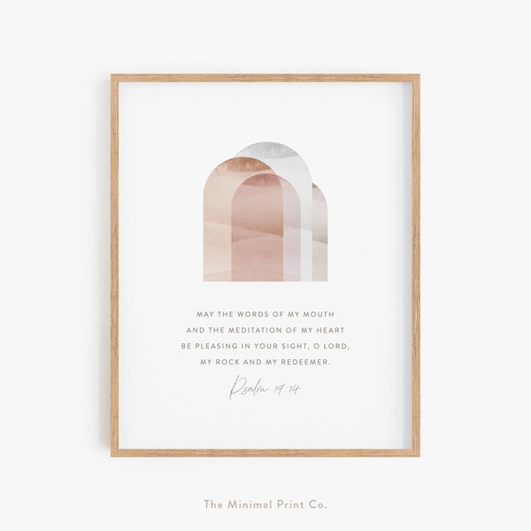 Psalm 19 14 - Etsy