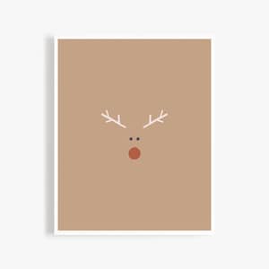 Set of 2, Neutral Christmas Wall Art, Modern Boho Christmas Prints ...