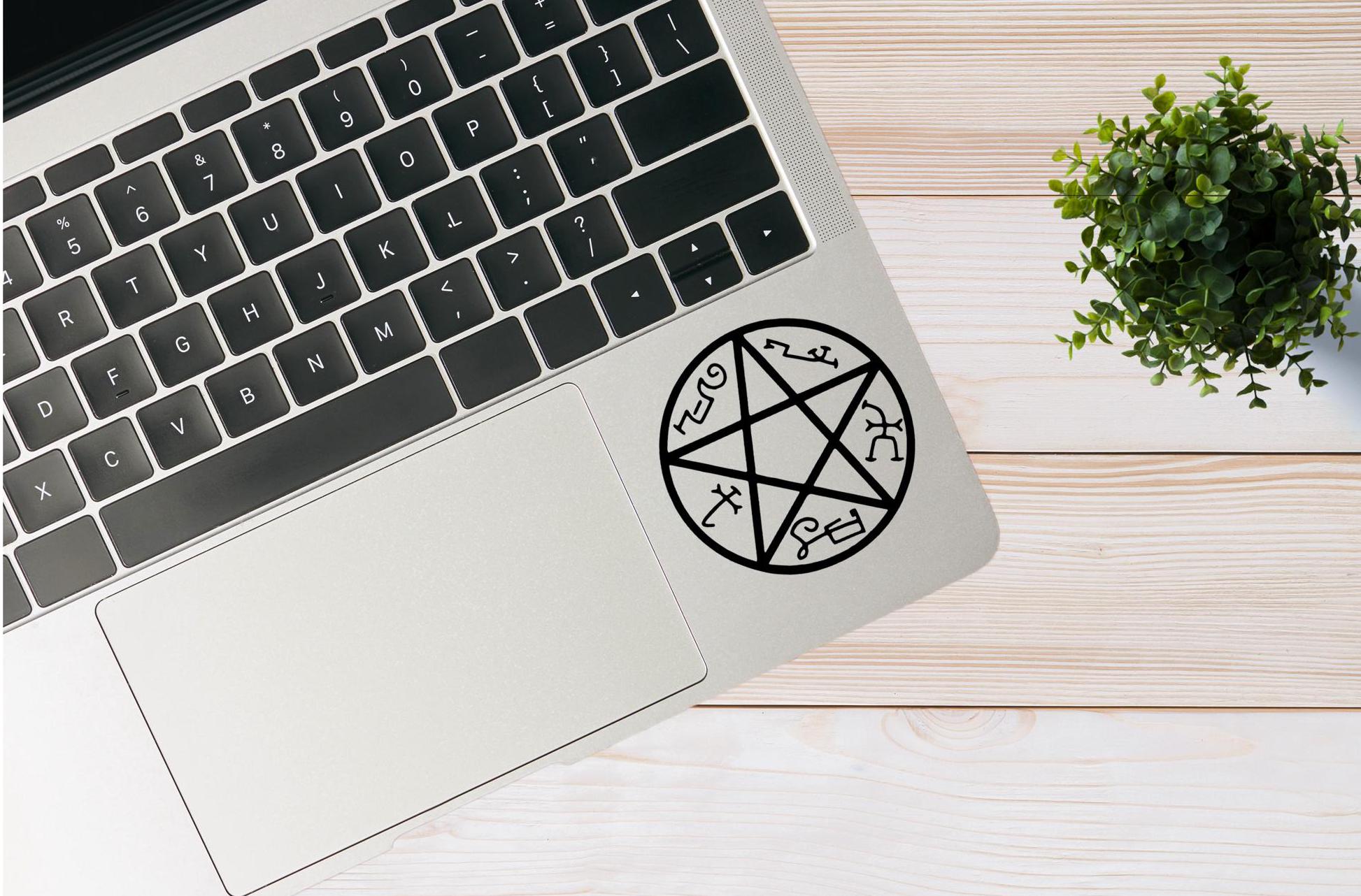 Devil's Trap Vinyl Decal: Supernatural Car, Laptop, Wall Art - Etsy