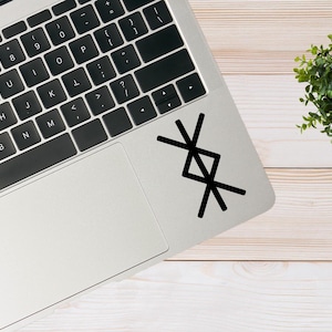 Custom Protection Bindrune Vinyl Decal for Vehicle, Laptop, Wall - Easy ...