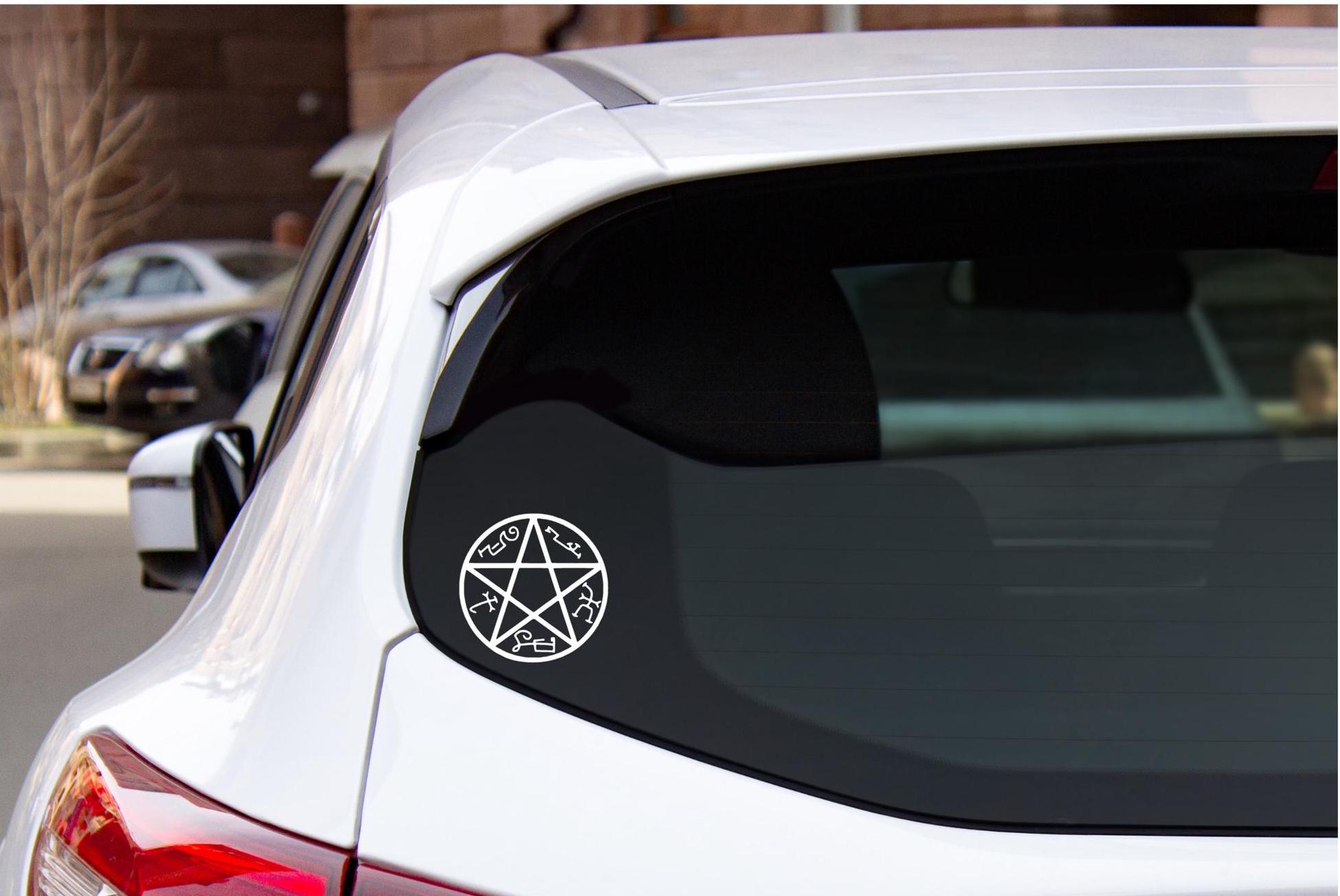 Devil's Trap Vinyl Decal: Supernatural Car, Laptop, Wall Art - Etsy