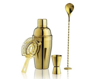 Gold Barware - Etsy