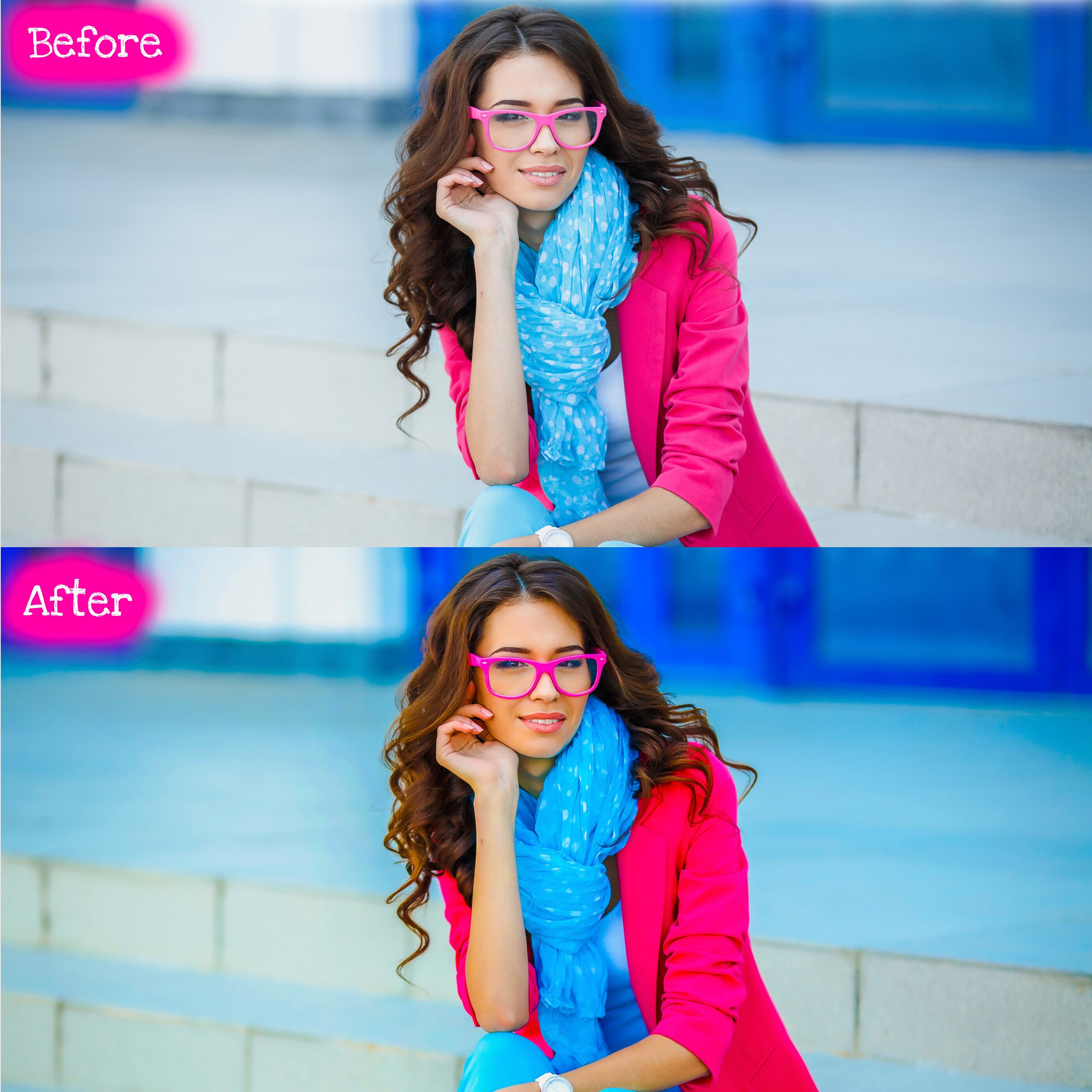 16 Color Pop Lightroom Mobile Presets Desktop Instagram Presets photo ...