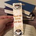 Spill the Beans, Bes-tea Bookmark, Coffee and Tea Theme, Handmade ...