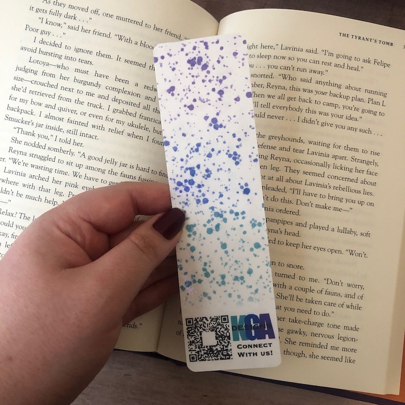 Spill the Beans, Bes-tea Bookmark, Coffee and Tea Theme, Handmade ...