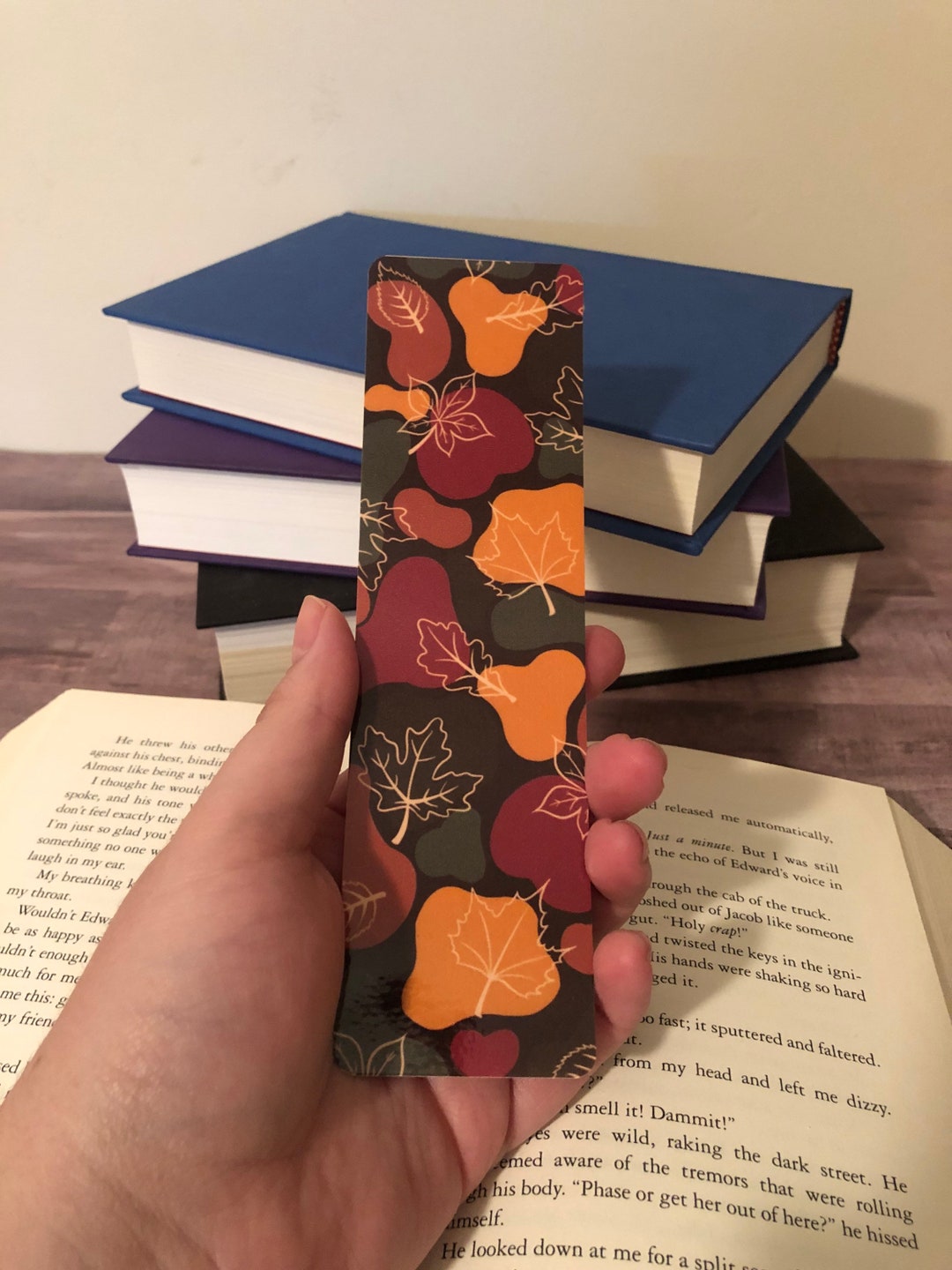 Fall Leaves Bookmark, Book Lovers, Handmade, Autumn - Etsy