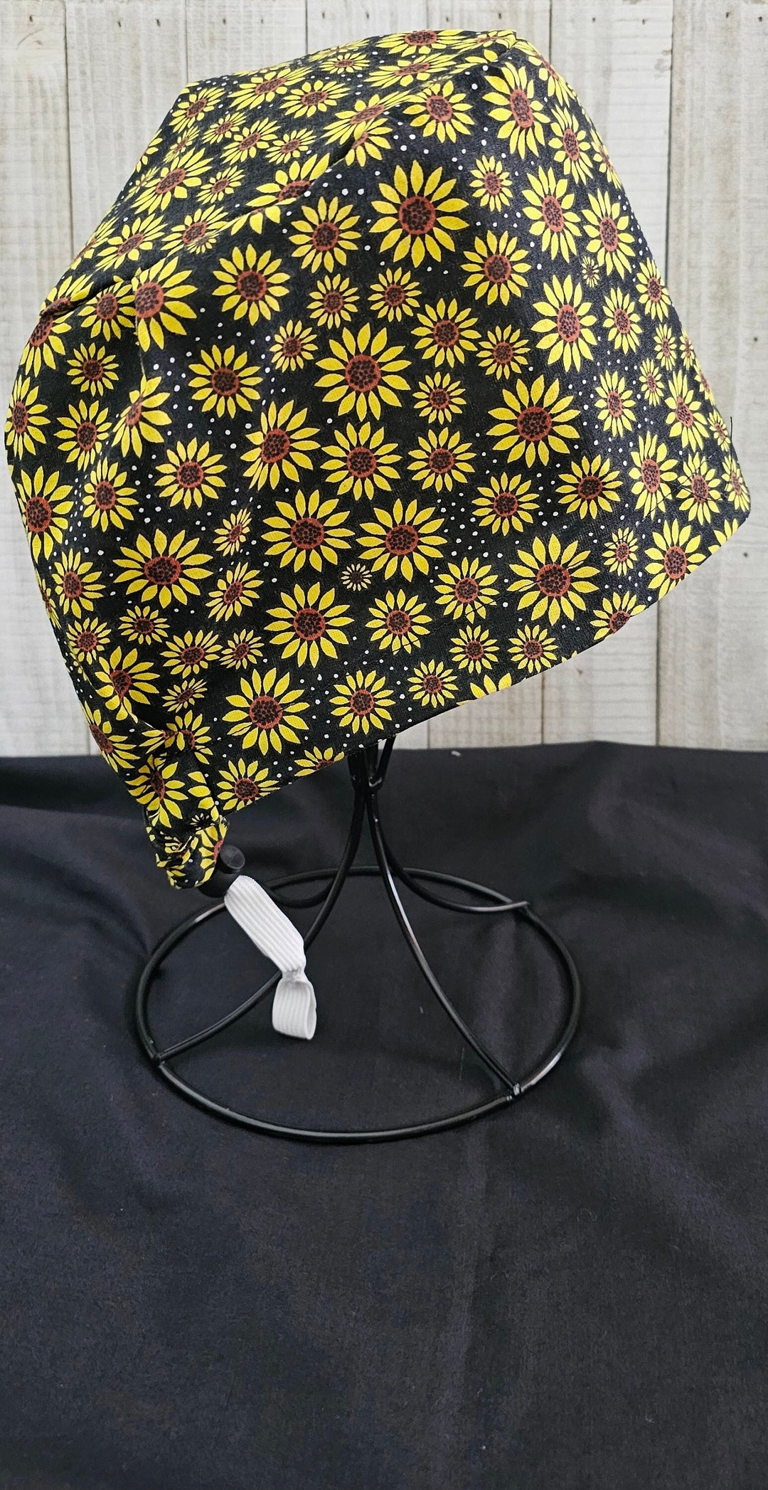 Sunflower Euro Style Surgical Scrub Cap With Adjustable Toggle - Etsy