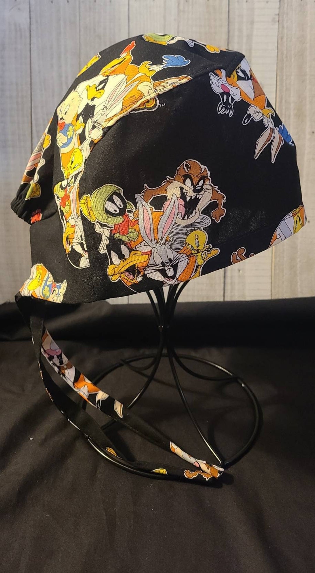 Looney Tunes Surgical Scrub Cap With Ties - Etsy