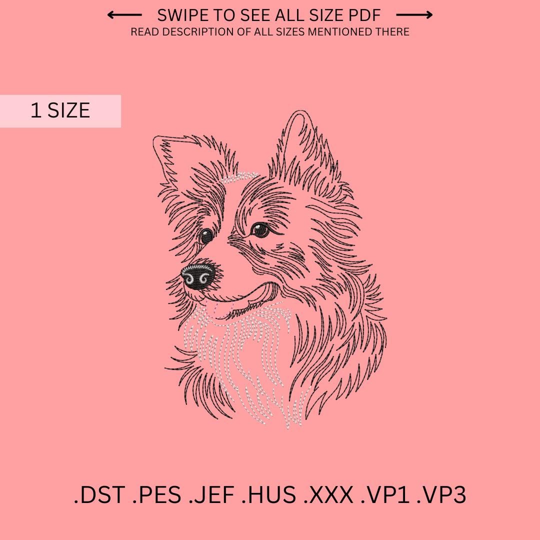 Australian Shepherd Embroidery File, Dog Embroidery Design, Digital ...