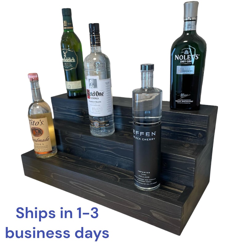 Tiered Bar Shelf - Etsy