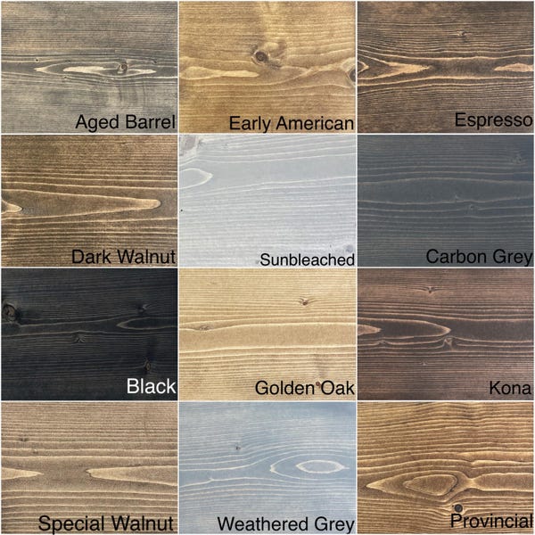 Pine Stain Samples - Etsy