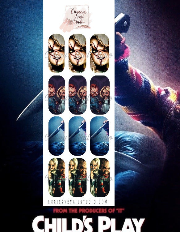 Chucky Nail Decals - Etsy