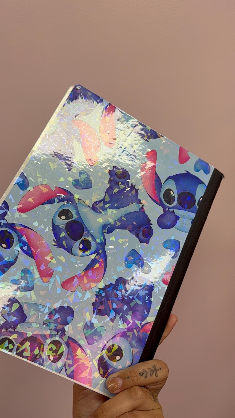 Custom Composition Notebook – Personalized Name & Cartoon Design – Back ...