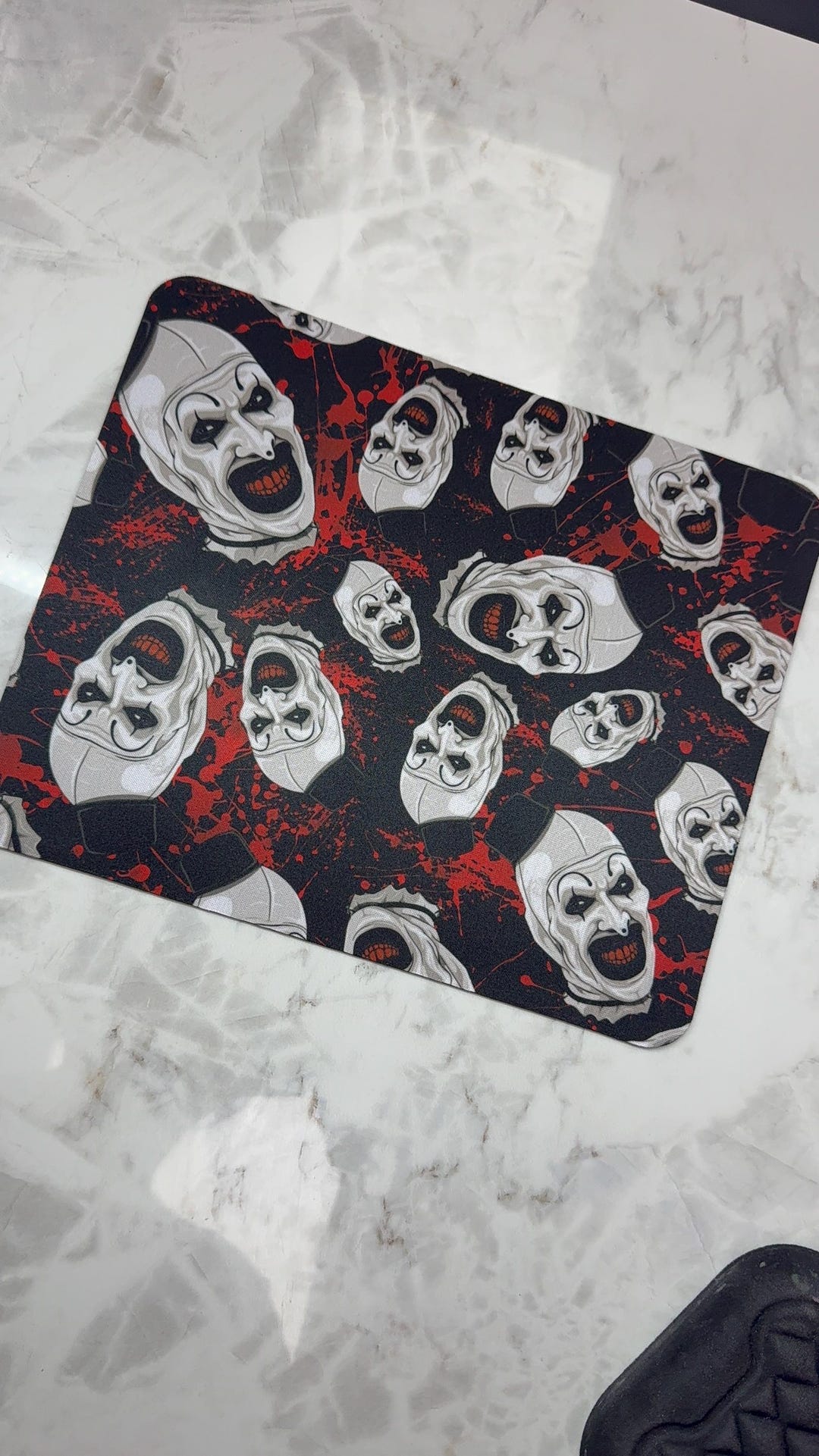 Art the Clown Horror Mouse Pad Handmade - Etsy