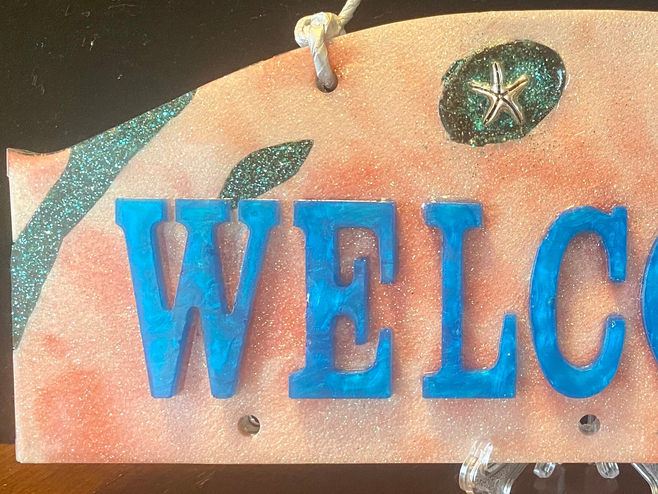 Resin Welcome Sign - Etsy