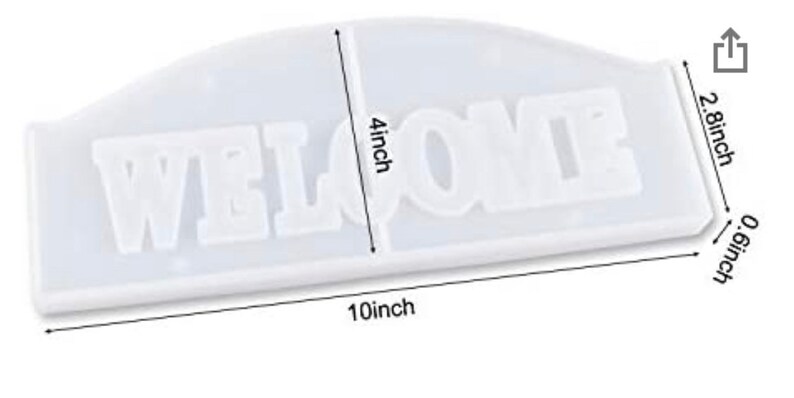 Resin Welcome Sign - Etsy