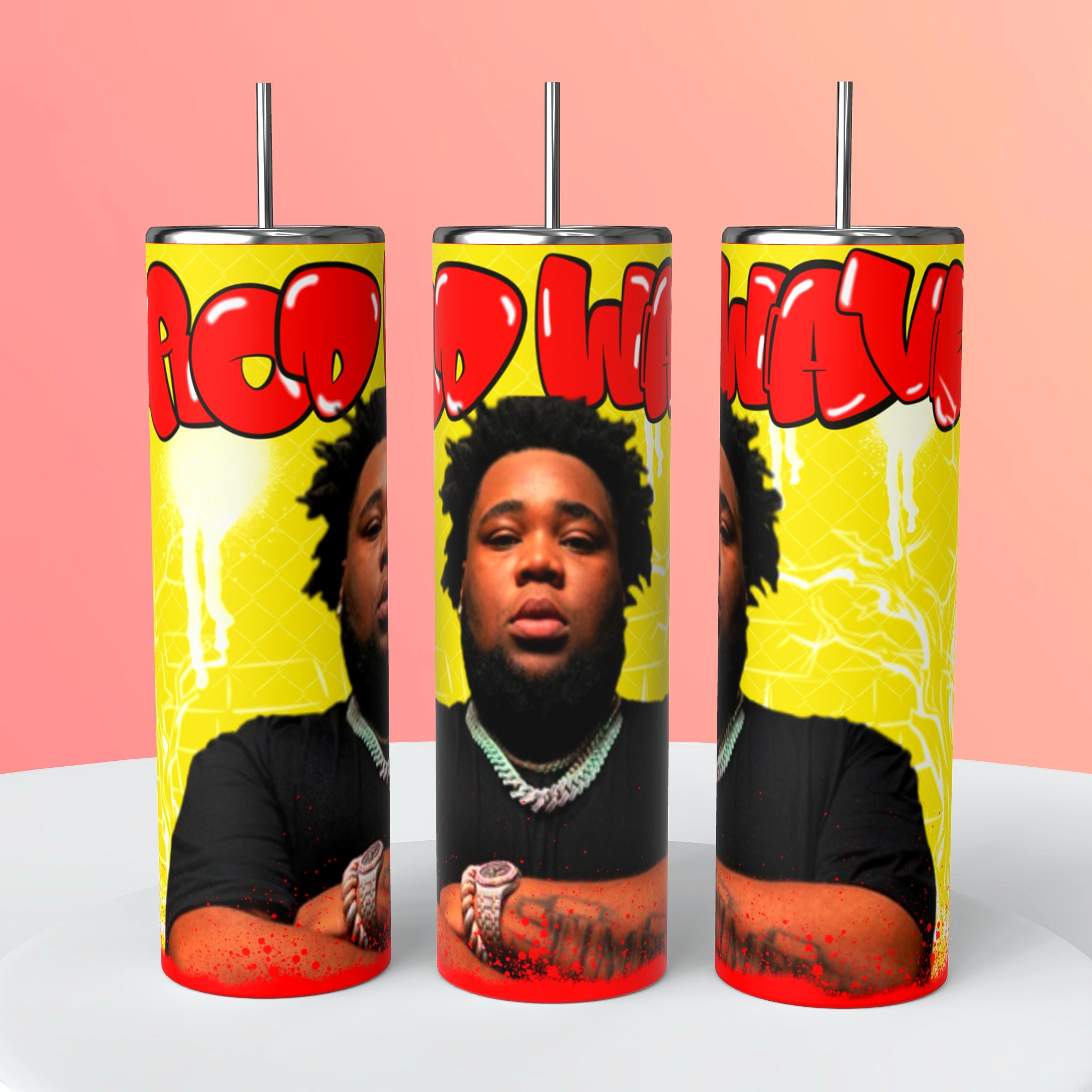 Rod Wave Tumbler, Rod Wave JPEG. Resize File for Tumblers, 20 Ounce Rod ...