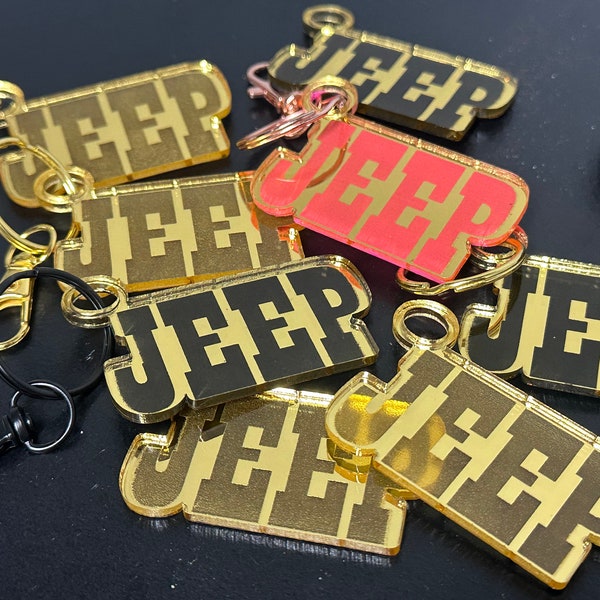 Jeep Keychain - Etsy