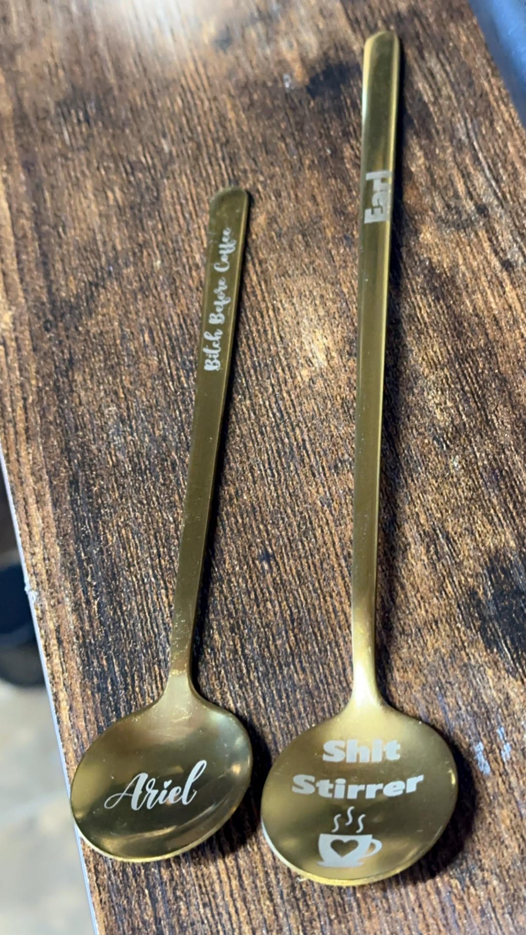 Personalized Coffee Spoon,engraved Tea Spoon, Spoon With Custom Text ...