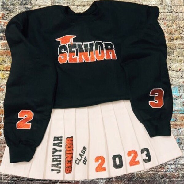 Senior Skirt and Sweater Set - Etsy
