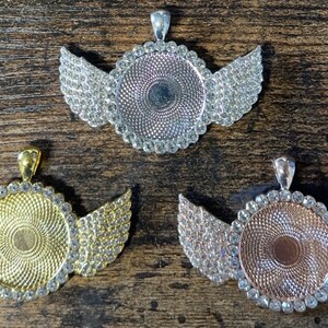 Custom Angel Wing Necklace|angel Wing Necklace|necklace With Picture ...