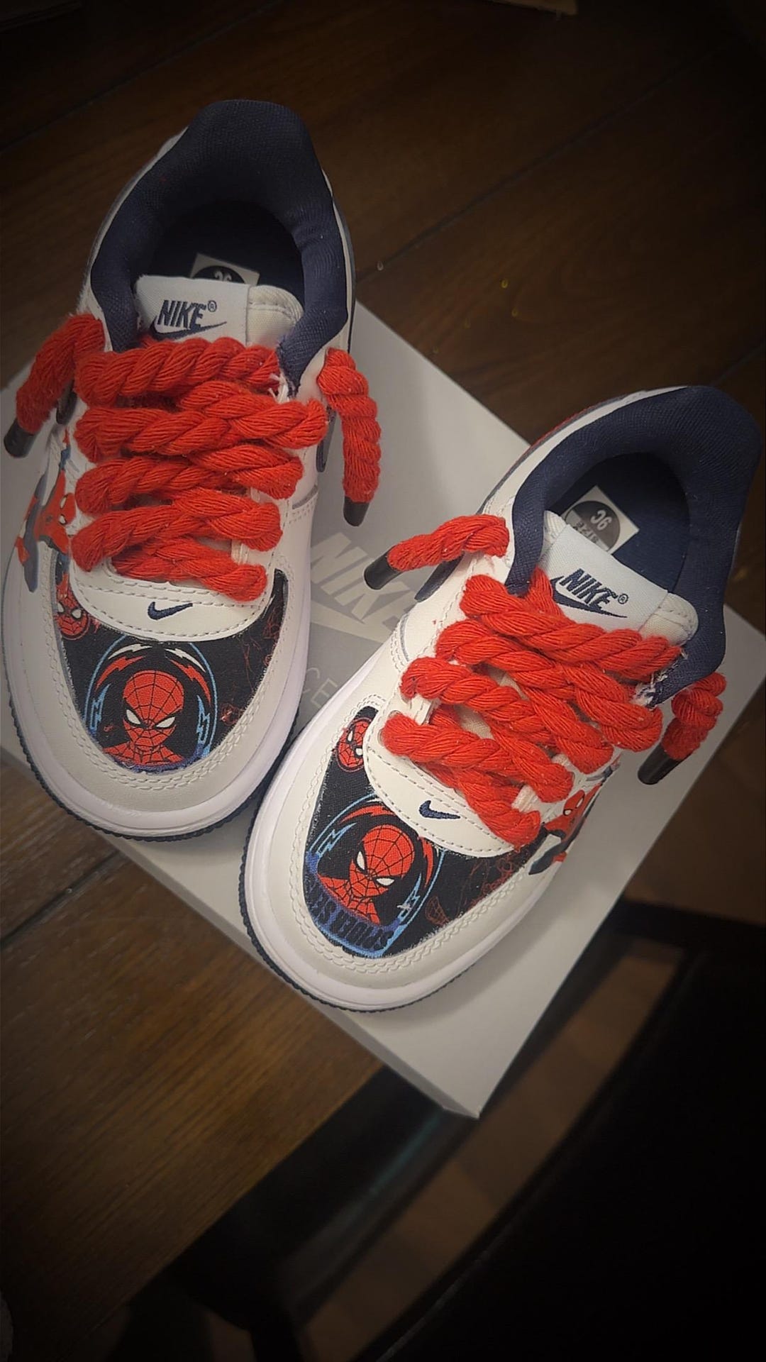 Spider Man Custom Airforce Ones, Spider Man Custom Shoes for Kids - Etsy