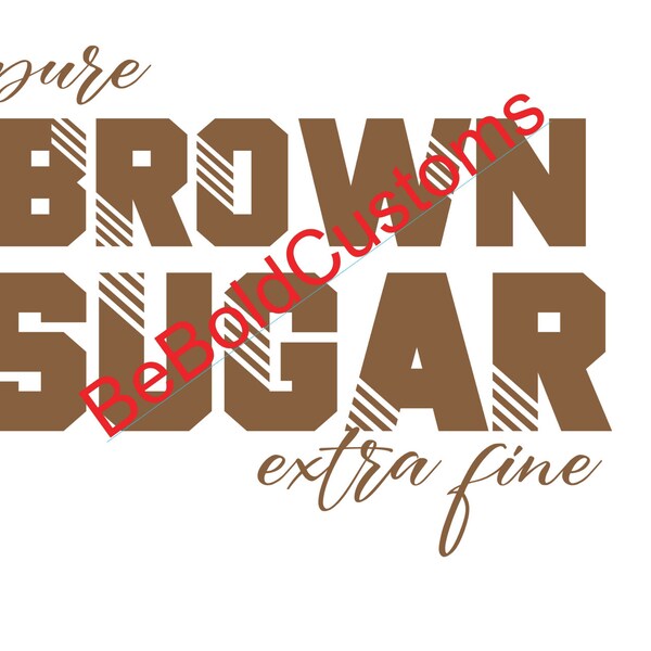 Brown Sugar Svg - Etsy