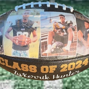 Custom Football for Graduation, Senior Gift, Personalized Football With ...