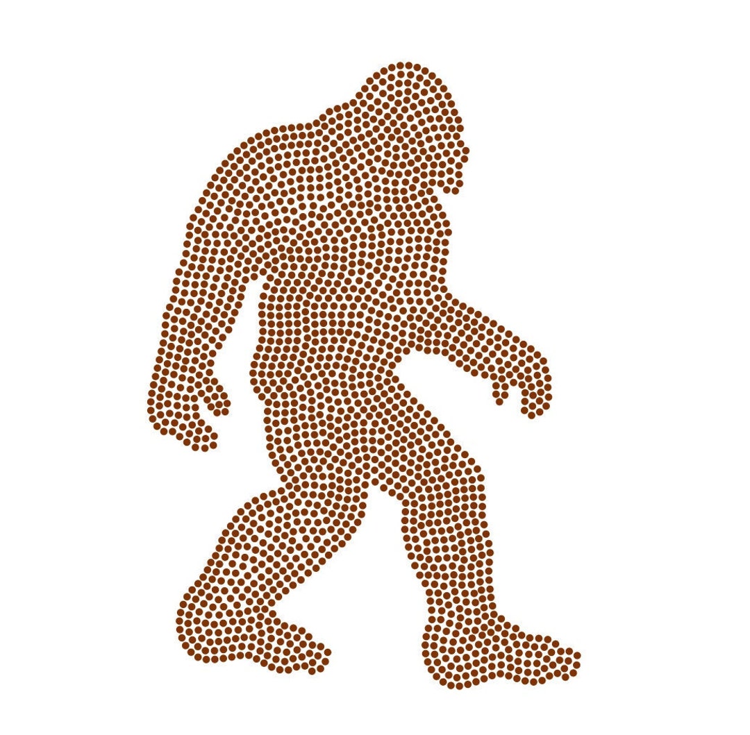 Rhinestone Template - Digital File Only - Bigfoot - Etsy