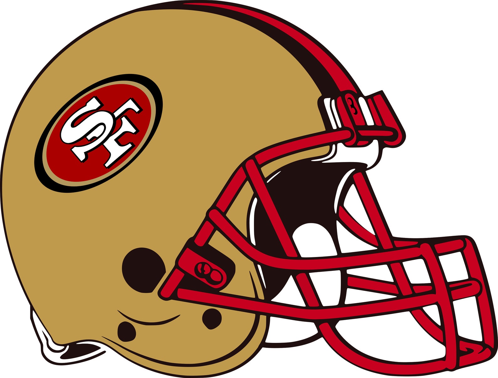 NFL San Francisco 49ers helmet svg 49ers cricut san | Etsy NFL San Francisco 49ers helmet svg 49ers cricut san | Etsy