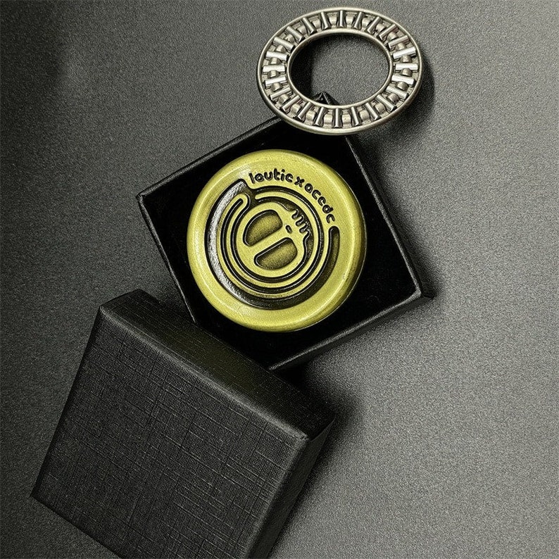 EDC Magnetic Swivel Slider Fidget Coin Haptic Pop Coin - Etsy