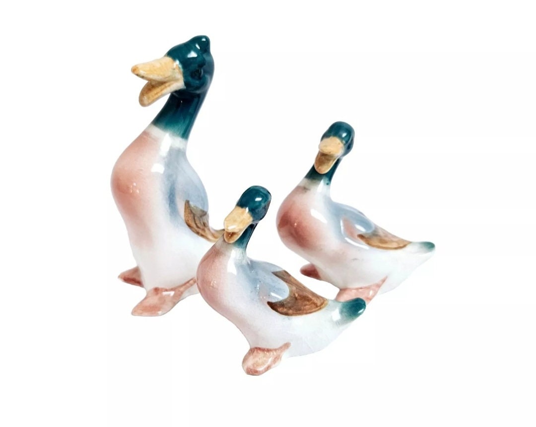Vintage Beswick England Comical Laughing Mallard Duck Family Full Set ...